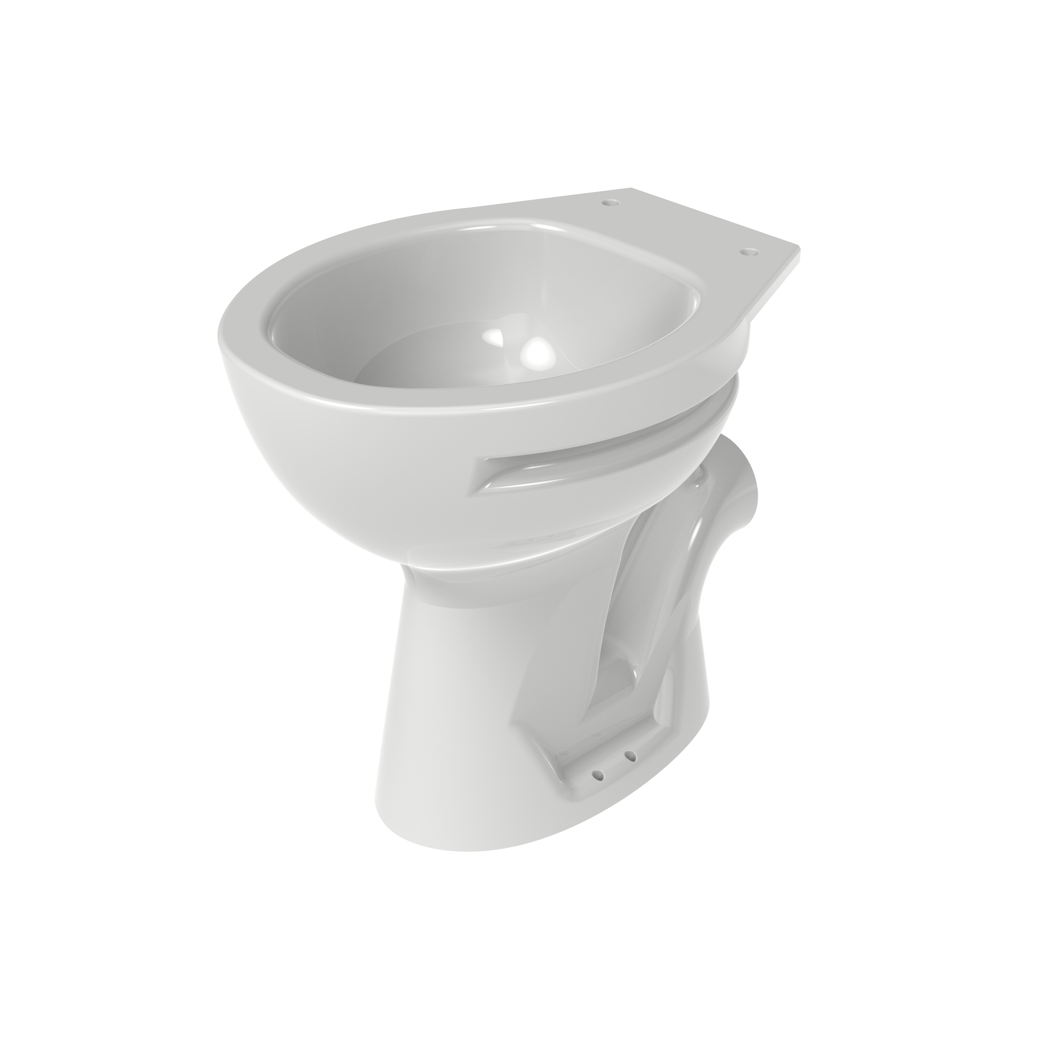 Low level box rim Doc M pan, white – Disabled Toilets